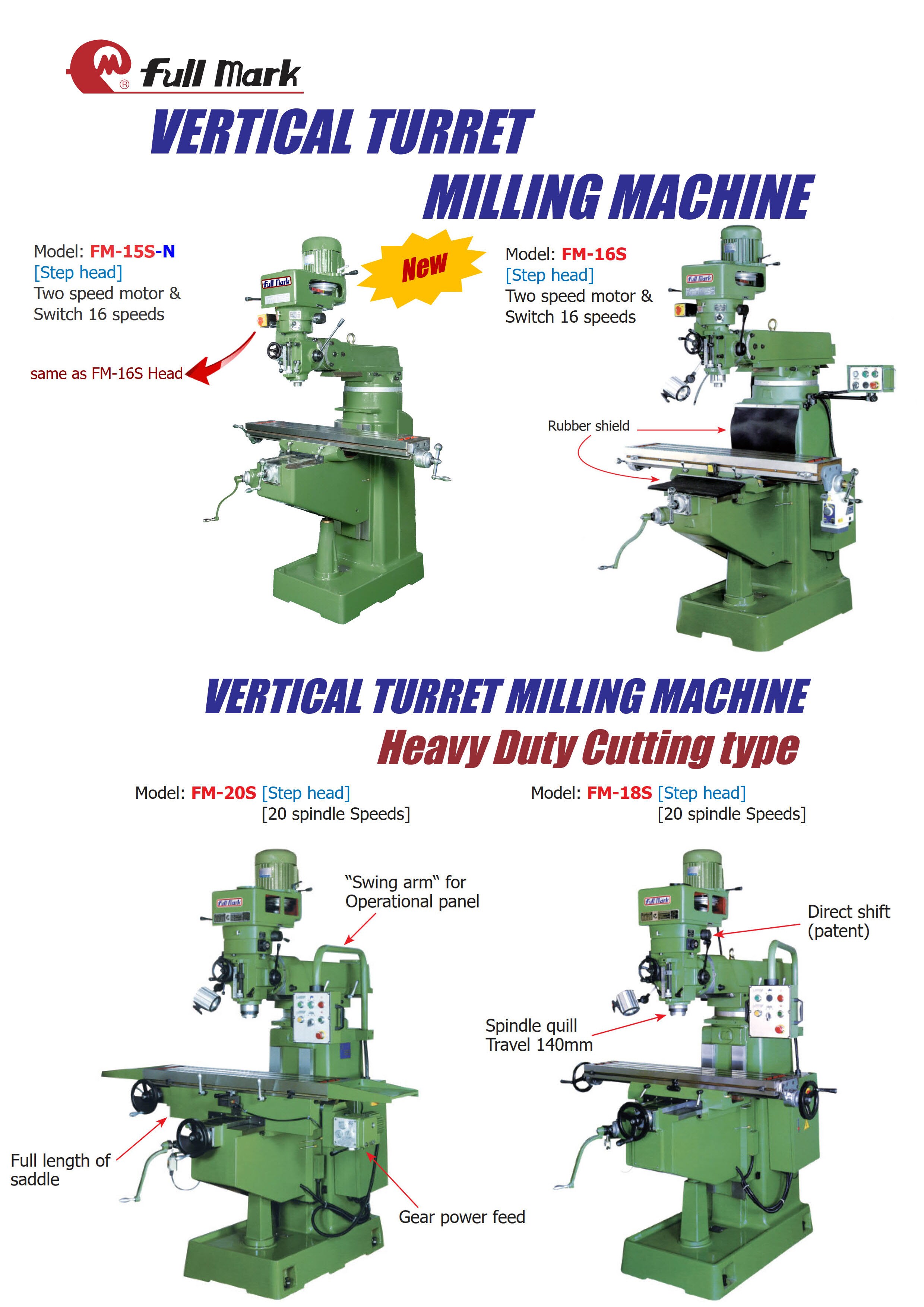 Vertical Turret Milling machine | Taiwantrade