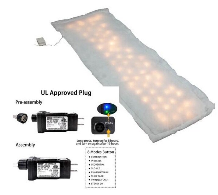 Lighted Snow Table Runner | Taiwantrade