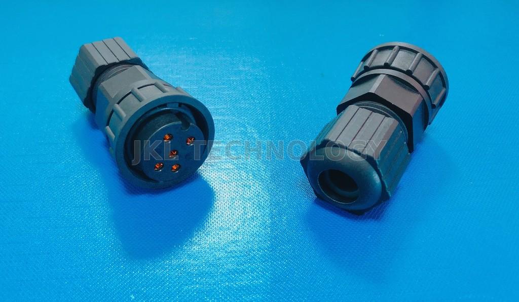 D size 5Pin Female Lock Type Connector, Assembly Type, IP67 ...