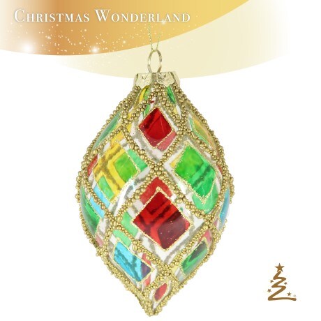 Red/Green/Turquoise Glass Drop | Taiwantrade.com