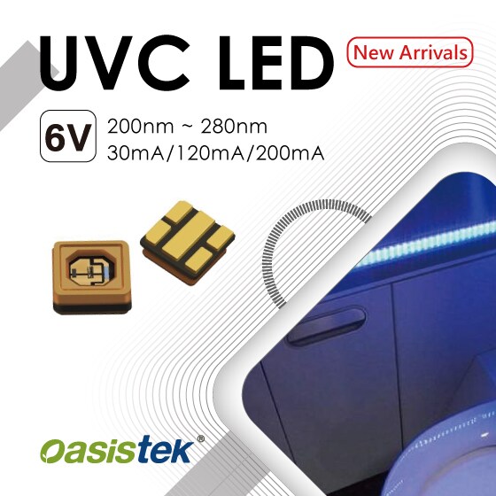 UV LED, UVC, LED SMD, TO-3535, Oasistek | Taiwantrade.com