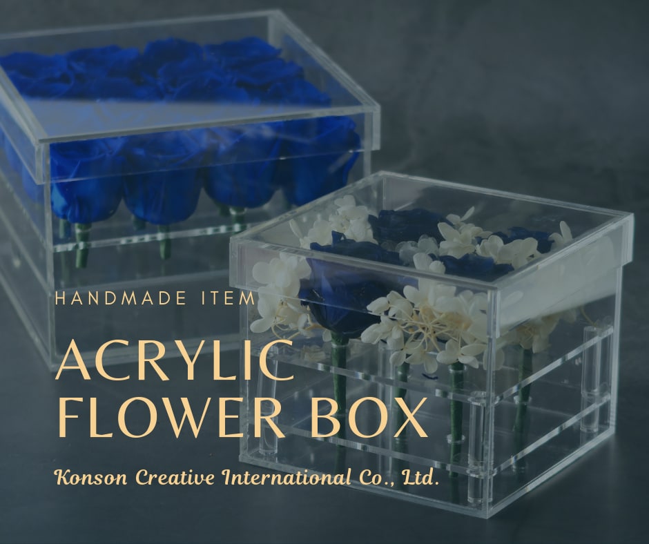 Household Accessories - Acrylic Flower Box | Taiwantrade
