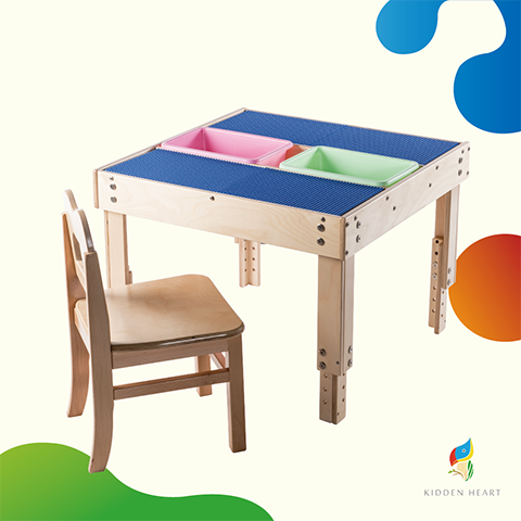 Birch Plywood Building Block Table for Construction Play | Taiwantrade
