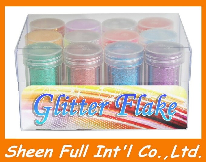 Glitter Box Pack - 15g*12pcs/set, great to decorate (Christmas) cards ...