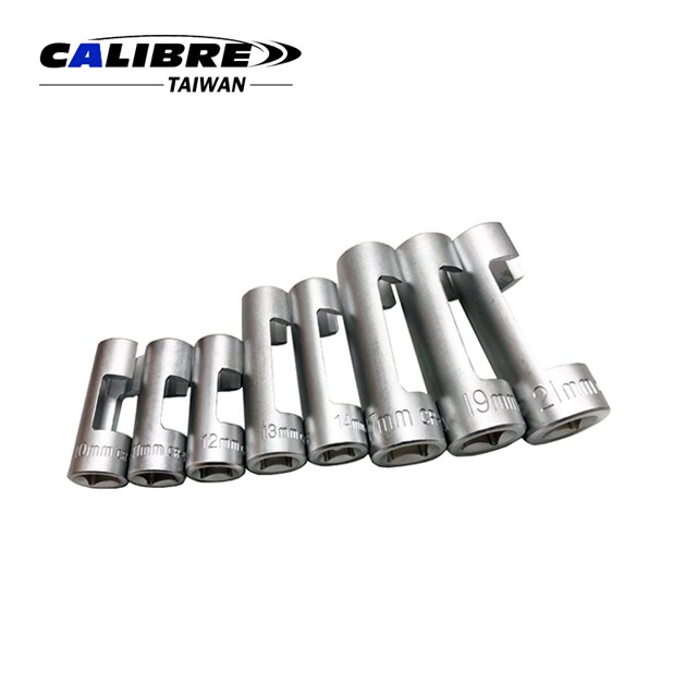 TAIWAN CALIBRE 3/8" & 1/2" Special Slotted Socket Set Difficult Access ...