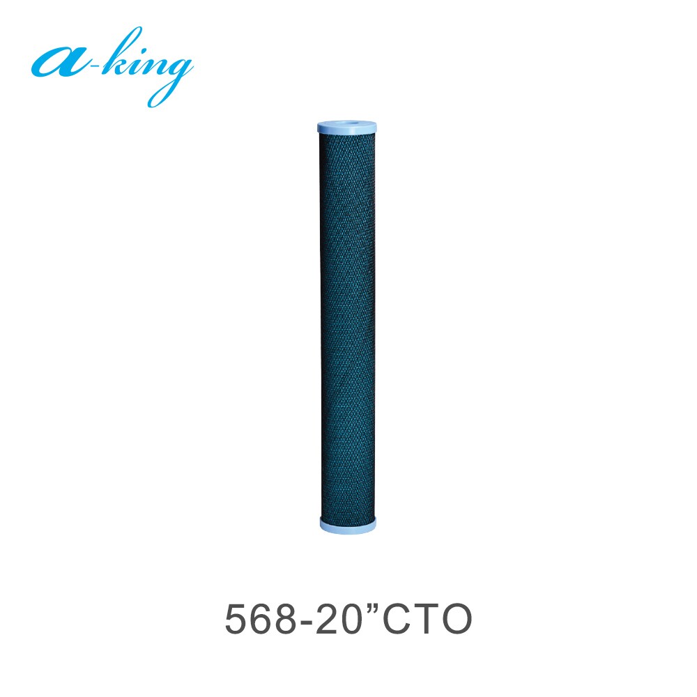 20-inch standard nano Silver Impregnated carbon block filter cartridge ...