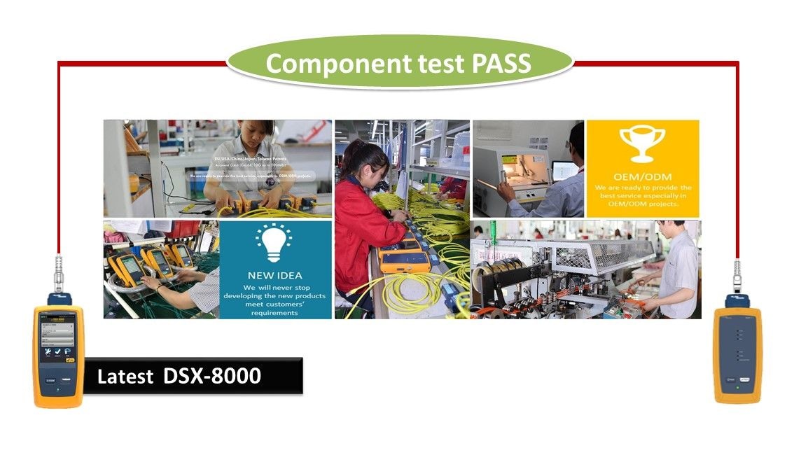 Free sample color ring Cat6 network patch cable for Cat6 patch panel