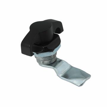 Zinc Alloy Cam Lock Padlockable Wing Style Fixed Grip Black Coating ...