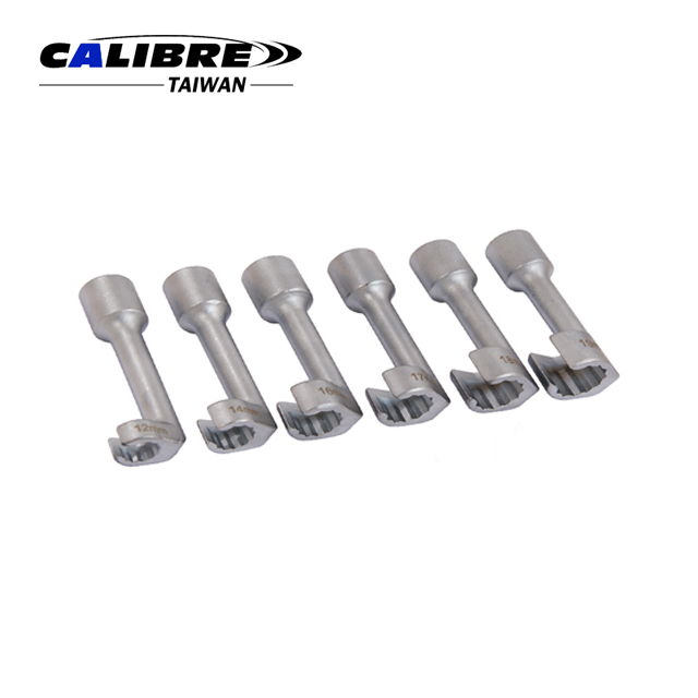 TAIWAN CALIBRE 6pc 1/2" Dr Diesel Fuel Injector Line Injection Socket ...
