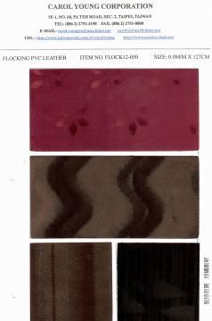 FASHION FLOCKING PVC LEATHER FOR BAGS ,SHOES USE. | Taiwantrade