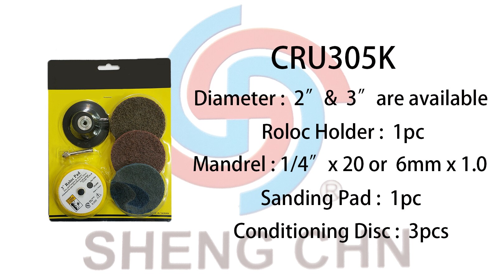SURFACE CONDITIONING DISC KIT, CRU305K | Taiwantrade