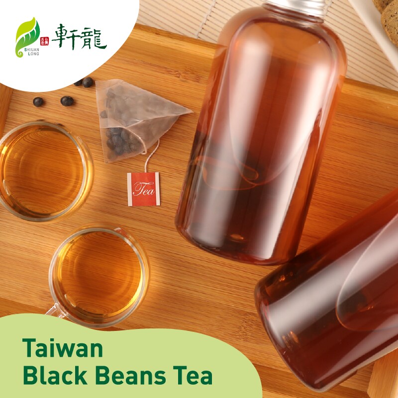 Taiwan Black Beans Tea, Organic Roasted Grain Drink, Supports Blood ...