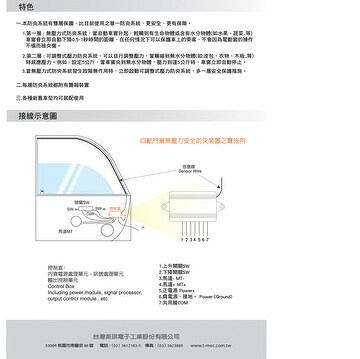Non-Pressure Anti-Pinch Device for Power windows of Vehicle ...