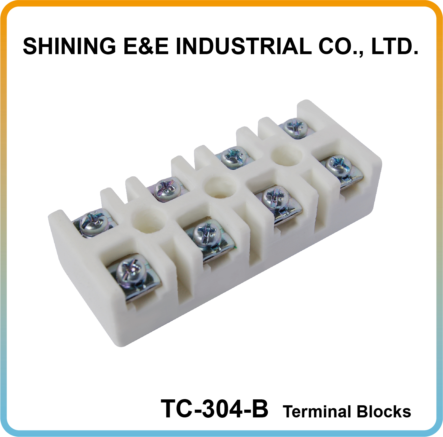 Porcelain 600V 30A 4 Pole Terminal Block TC-304-B | Taiwantrade