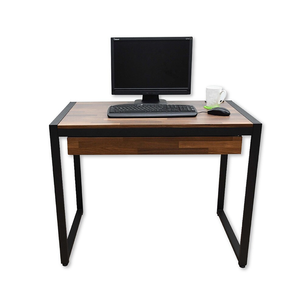ㄇ-shaped computer desk 98cm (with drawer) | Taiwantrade