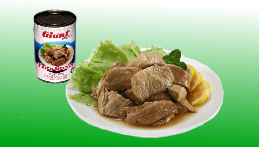 Canned Fried Gluten(Vegetarian Mock Chicken Meat | Taiwantrade