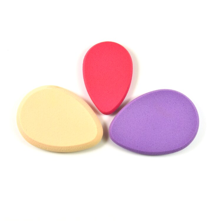 Colorful latex material egg shape foundation makeup sponge ...