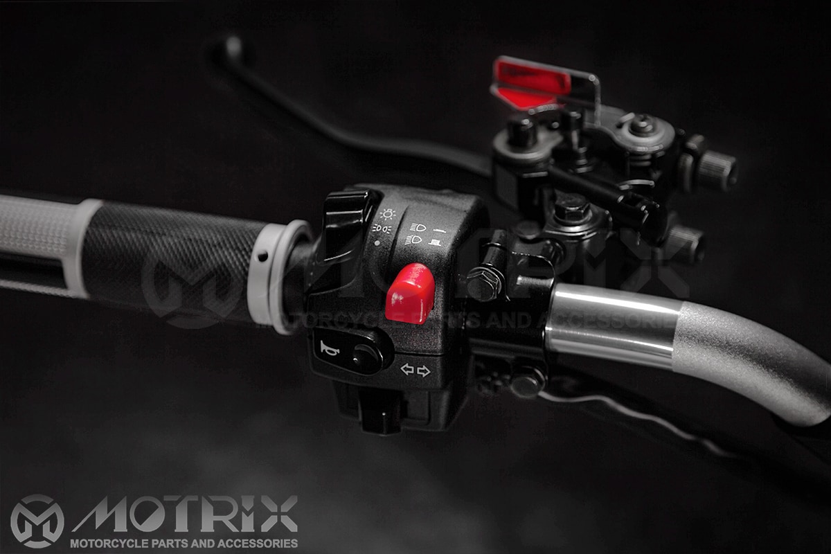 2 SW Switch Housing For 1'' Handlebar (Black) motorcycle switches ...