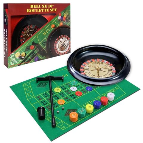 10" Deluxe Plastic Roulette Wheel Game Set | Taiwantrade.com