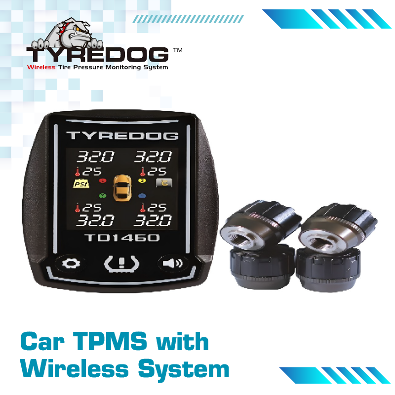 Car TPMS with Wireless System, Real-time Tire Pressure Monitoring ...