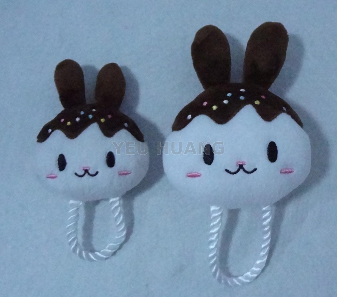 Custom rabbit with rope pet dog toy supplier factory manufacturer ...