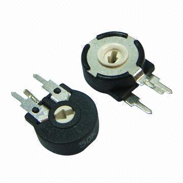 Rotary Potentiometer, Horizontal Adjustment, 50KΩ | Taiwantrade