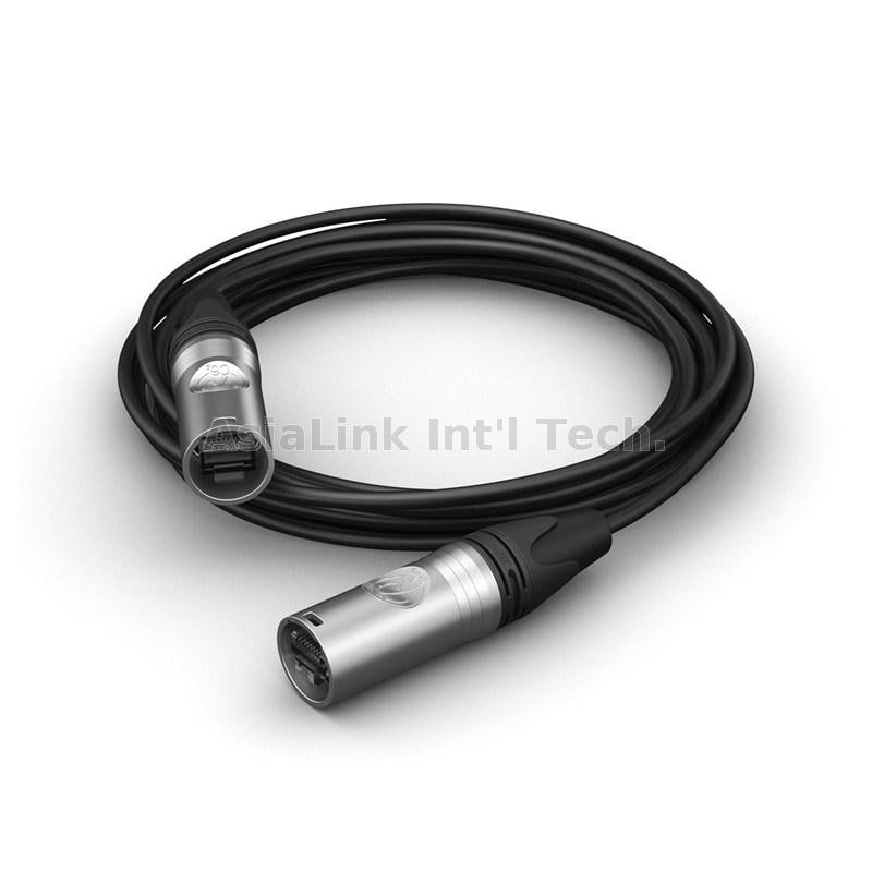 Cannon Connector 3 Pin Plug XLR Female Microphone Mini with Rg174 Cable ...