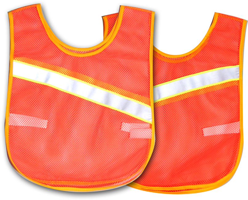 Safety Vest Reflective Vest Security Vest In Fluorescent Orange High ...