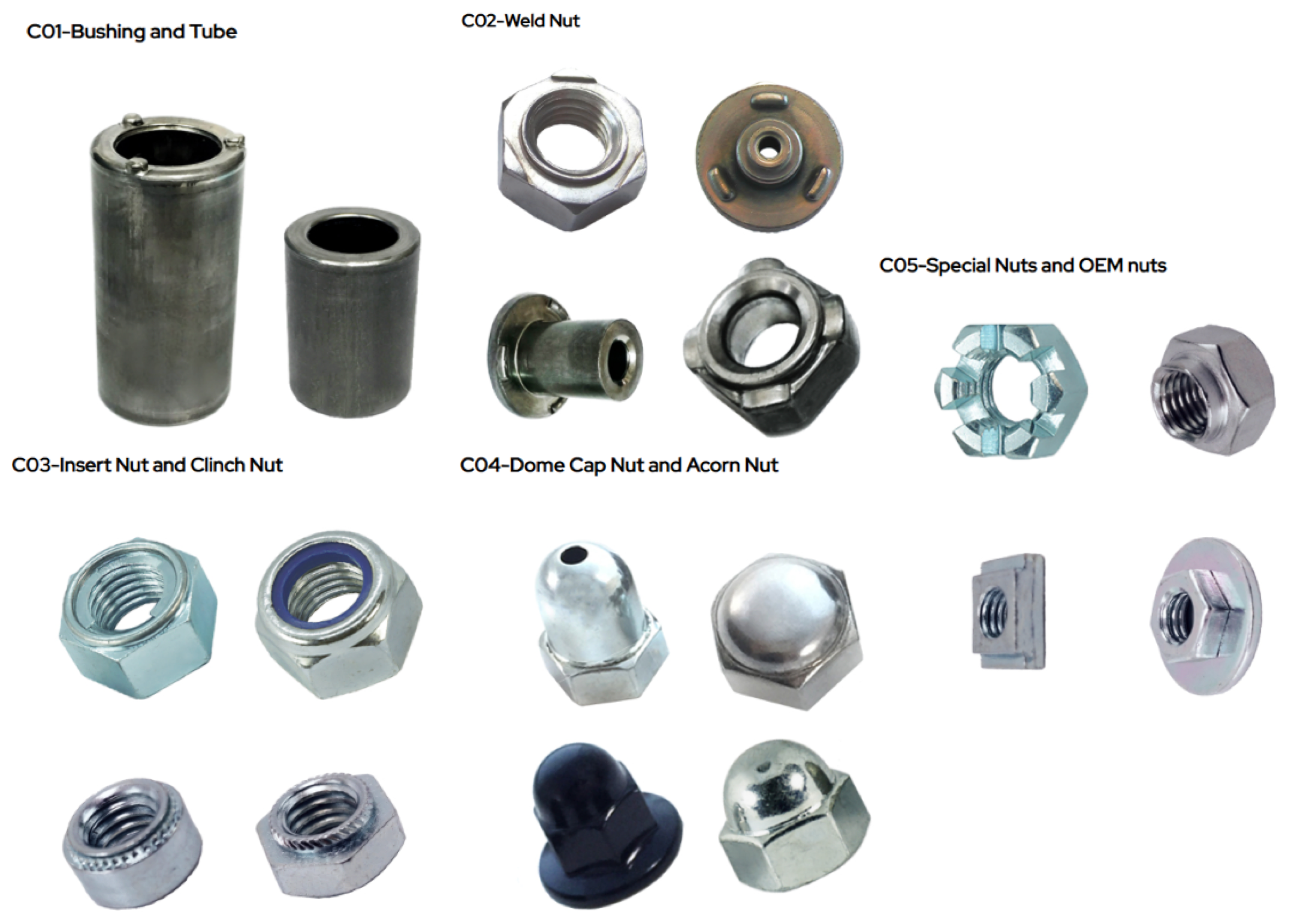 Bushing and Tube / Weld Insert Special Nut | Taiwantrade