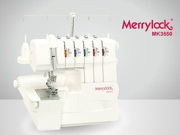 MK3550 3 Needle 5 Threads Overlock & Coverstitch Combo Sewing Machine ...