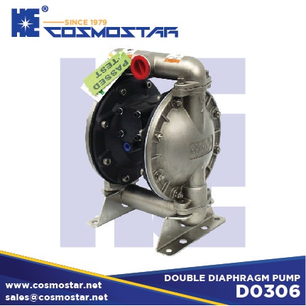 COSMOSTAR D0306 1inch double diaphragm pump | Taiwantrade