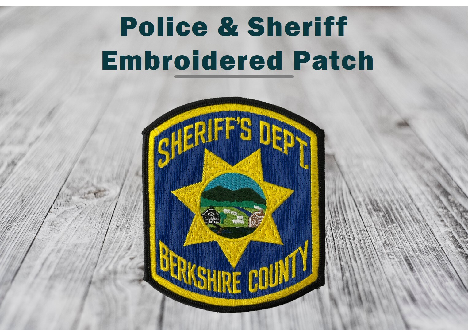 Police & Sheriff Embroidered Patch | Taiwantrade