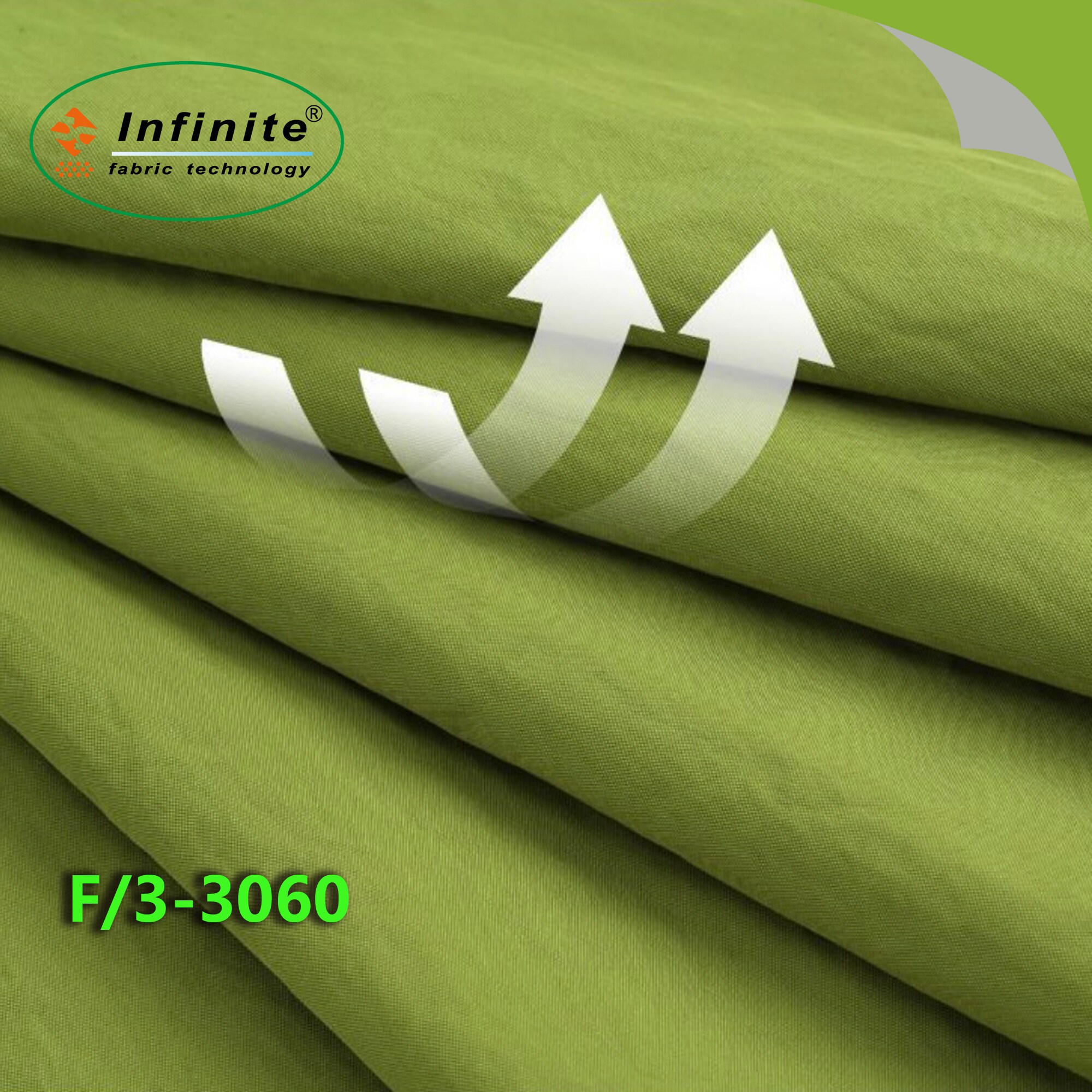 F/3-3060 3-layer wind and water-resistant bonded anti fouling oil-proof ...
