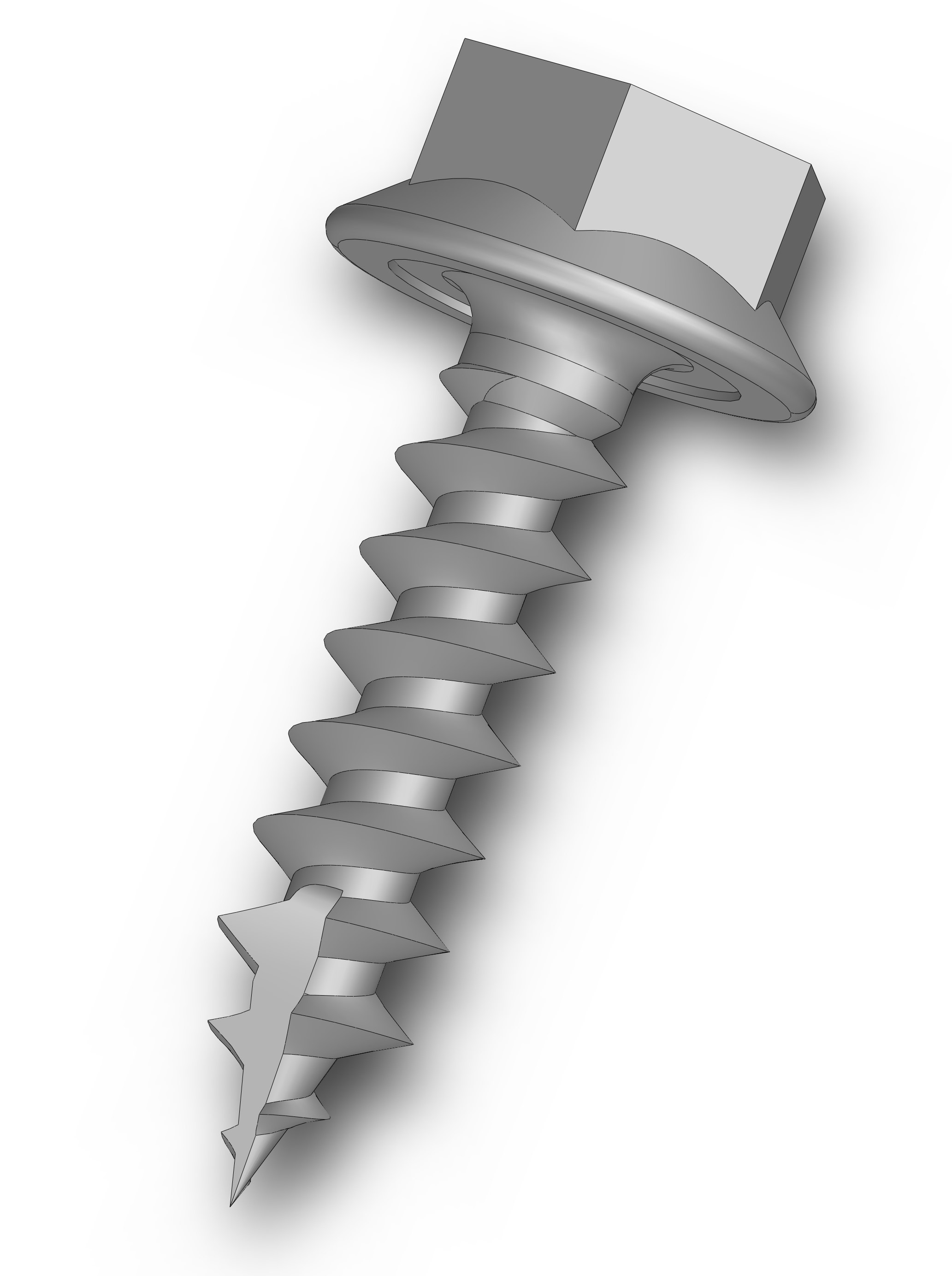 HEX FLANGE HEAD VALLEY FIXING SHARP POINT FASTENERS | Taiwantrade