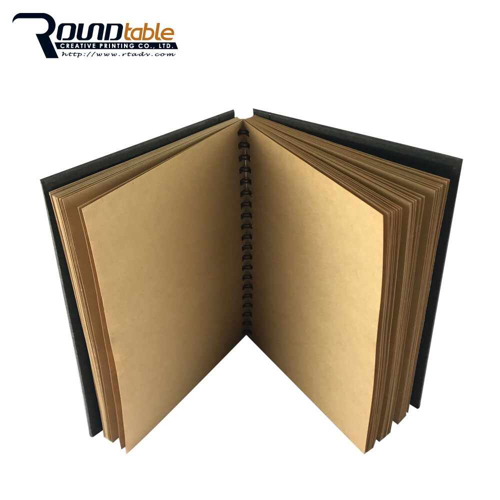 Hot sell special color printing ring design notebook for bronzing ...