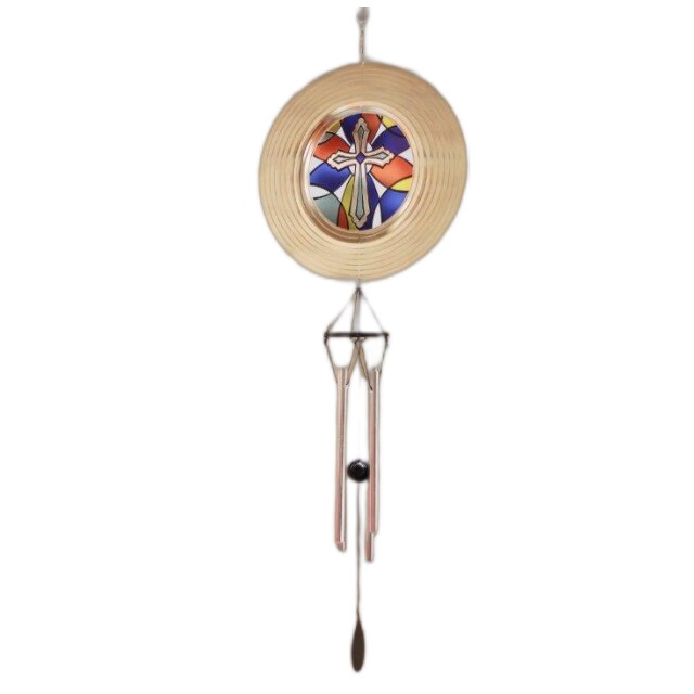 Cross Spinner Wind Chime Church Decoration Wind Chime Manufacturer ...