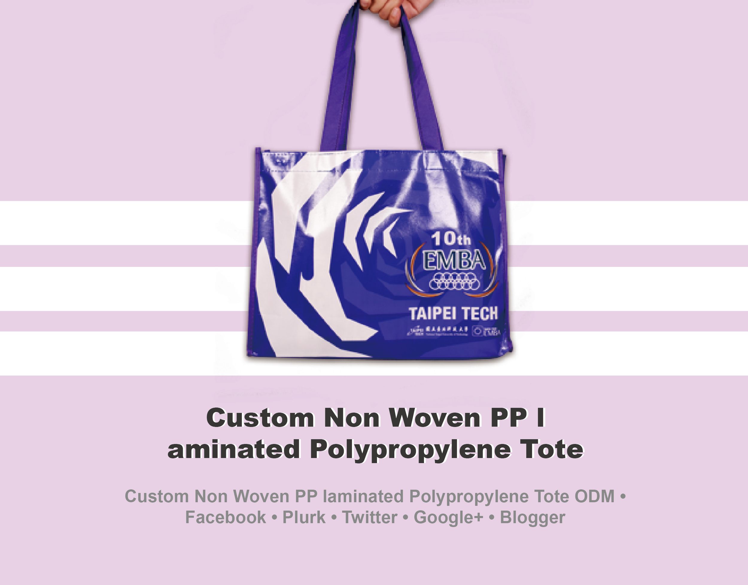Custom Non-woven Laminated Polypropylene Tote Bag | EEWIN INTERNATIONAL ...