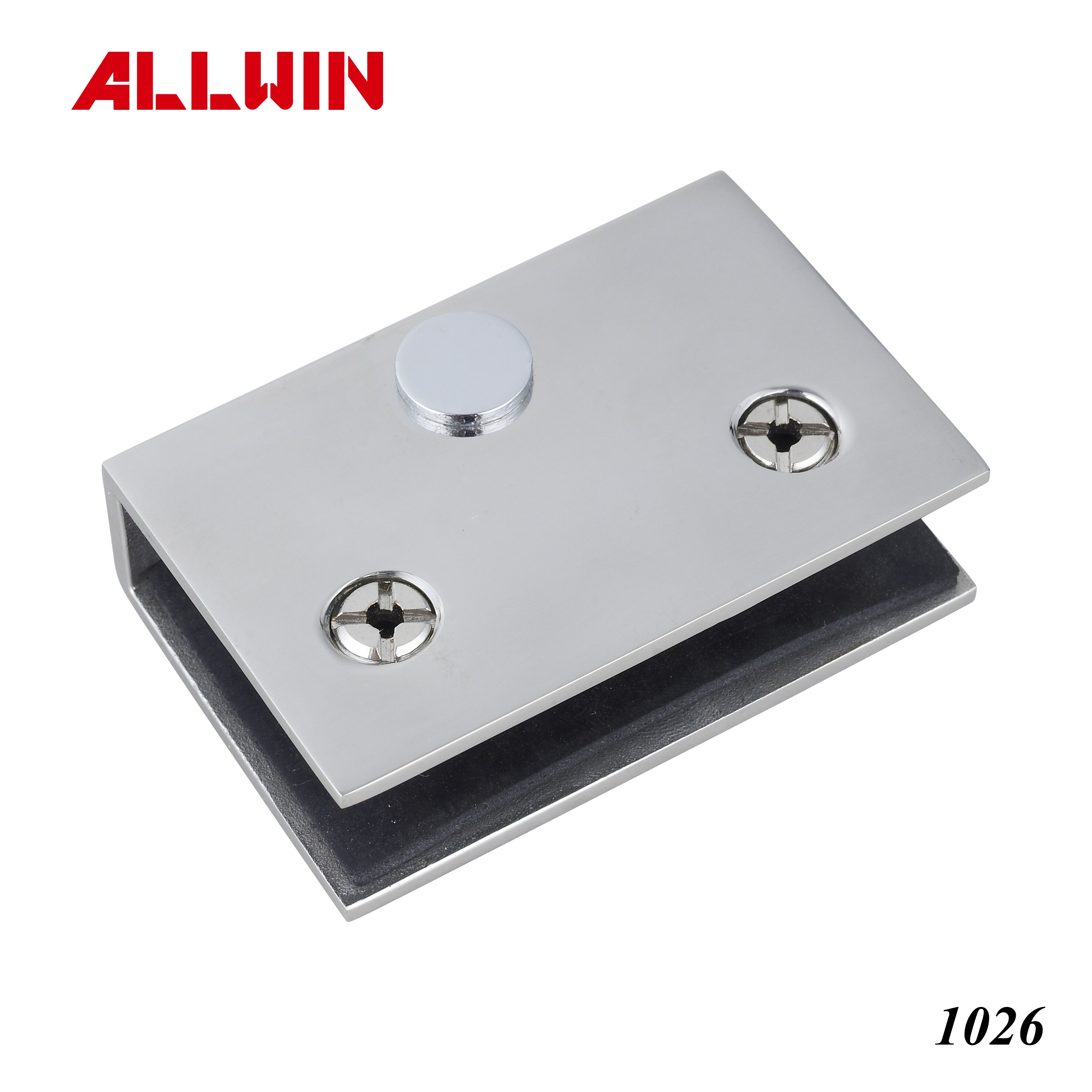 Solid Brass Flat Mounting Base Glass Shelf Bracket Brass Self Clamp ...