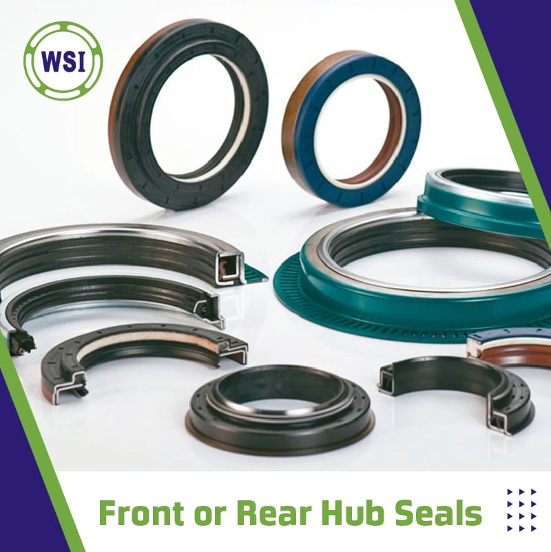 Front or Rear Hub Seals, Compatible with Various Automotive Wheel Hubs ...