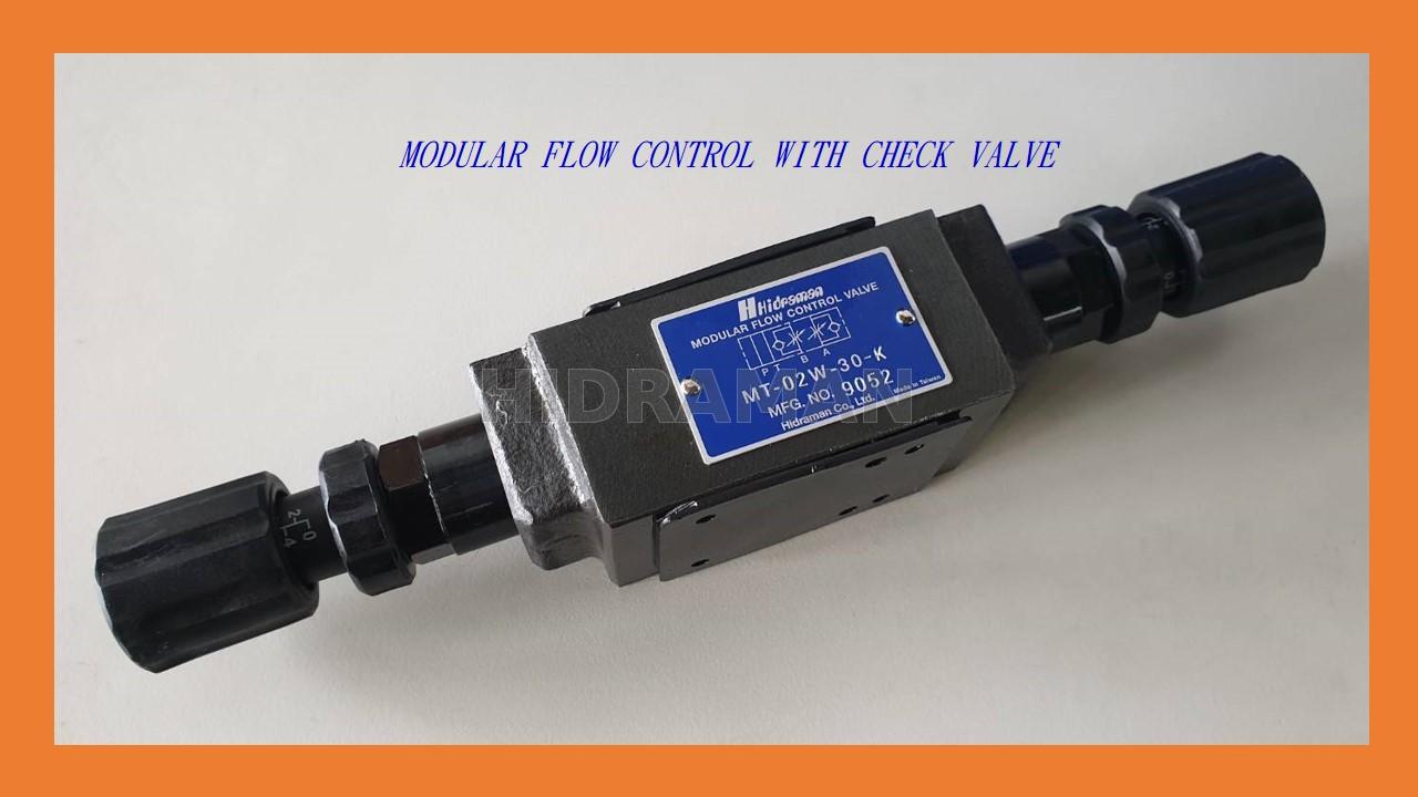 MODULAR FLOW CONTROL WITH CHECK VALVE | Taiwantrade