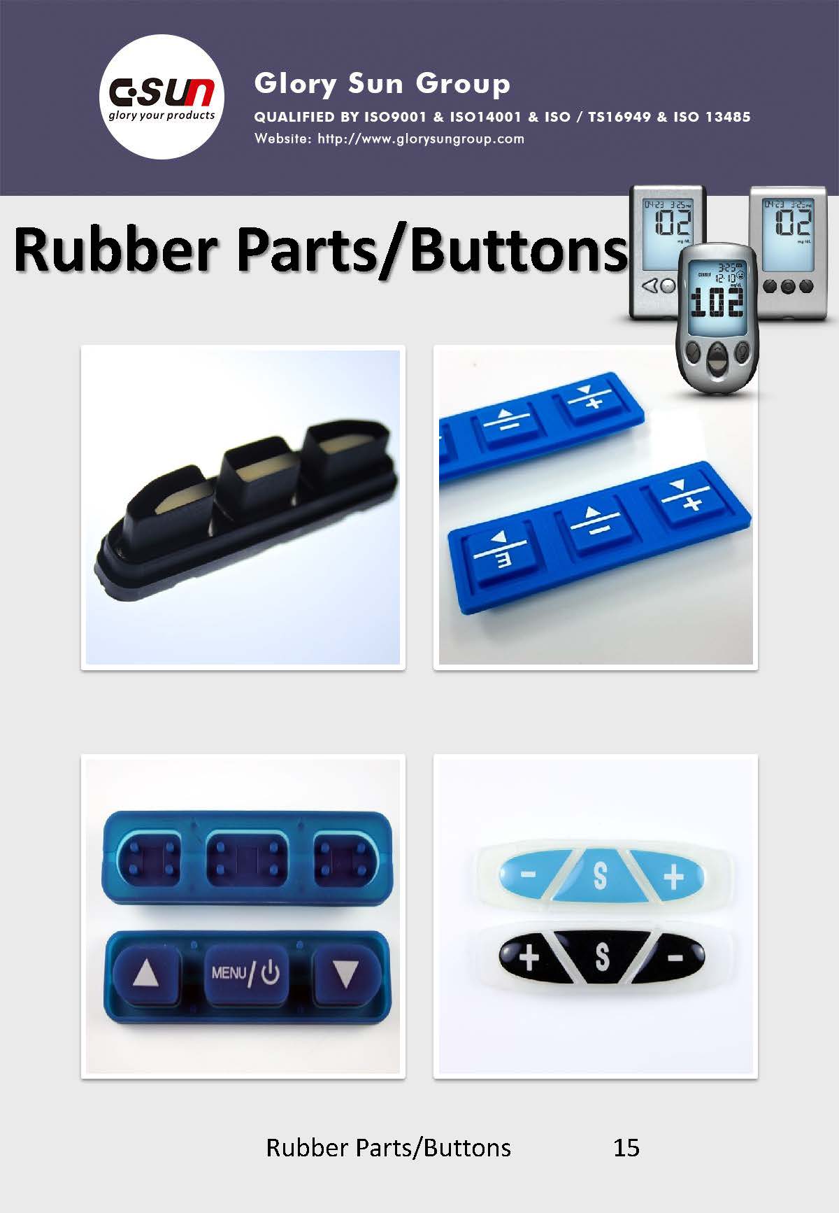 Silicone rubber buttons | Taiwantrade.com