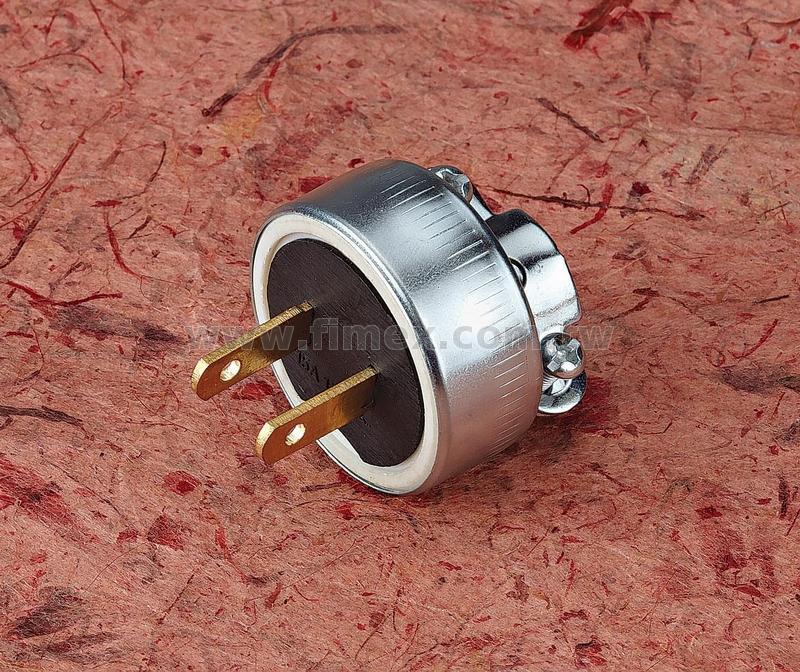 Straight blade metal armored plug | Taiwantrade