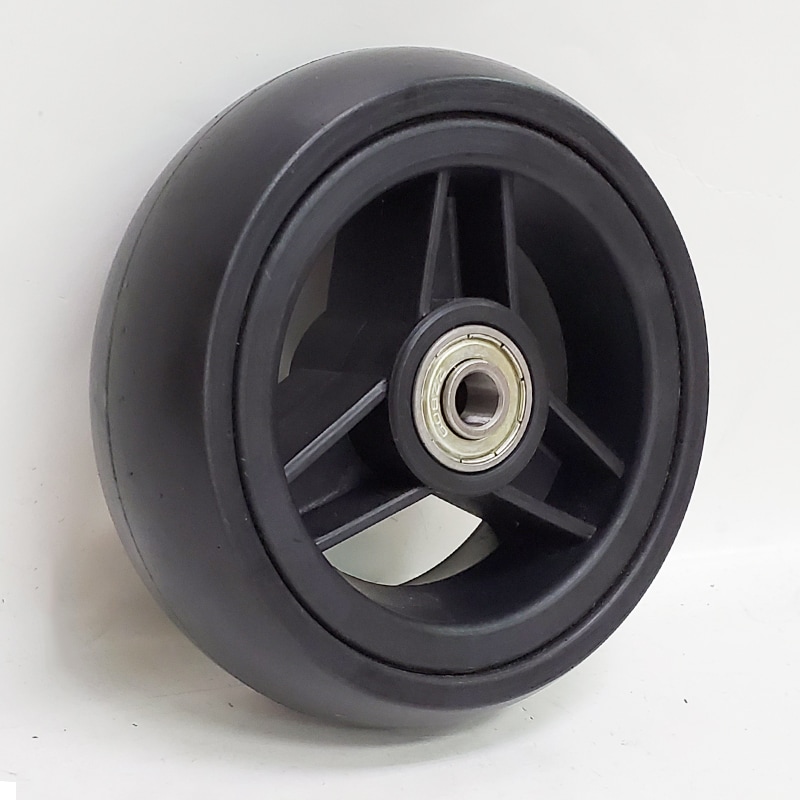 4" 3 Spoke Plastic PU Wheel | Taiwantrade