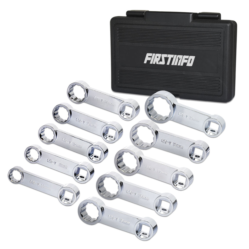 【FIRSTINFO】 3/8-inch Drive Metric Box End Torque Adapter Set, 12 Point ...