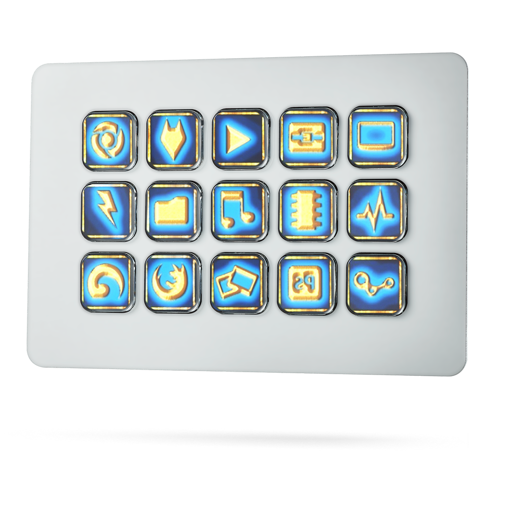 iDisplay 4.3" TFT LCD Display Button Switch Keycap - 3x5 | Taiwantrade