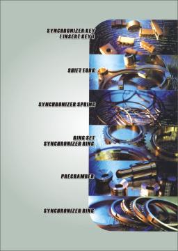 Insert key, Shift fork, Synchronizer spring & ring, Ring set ...