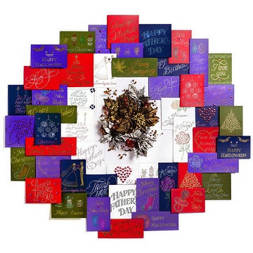 rhinestone hotfix crystal greeting card | Taiwantrade