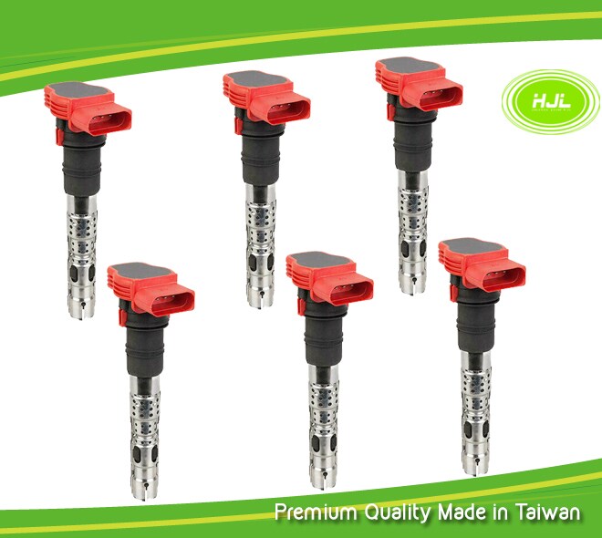 6 PCS Ignition Coil For Porsche Cayenne Panamera 3.0 S E-Hybrid ...