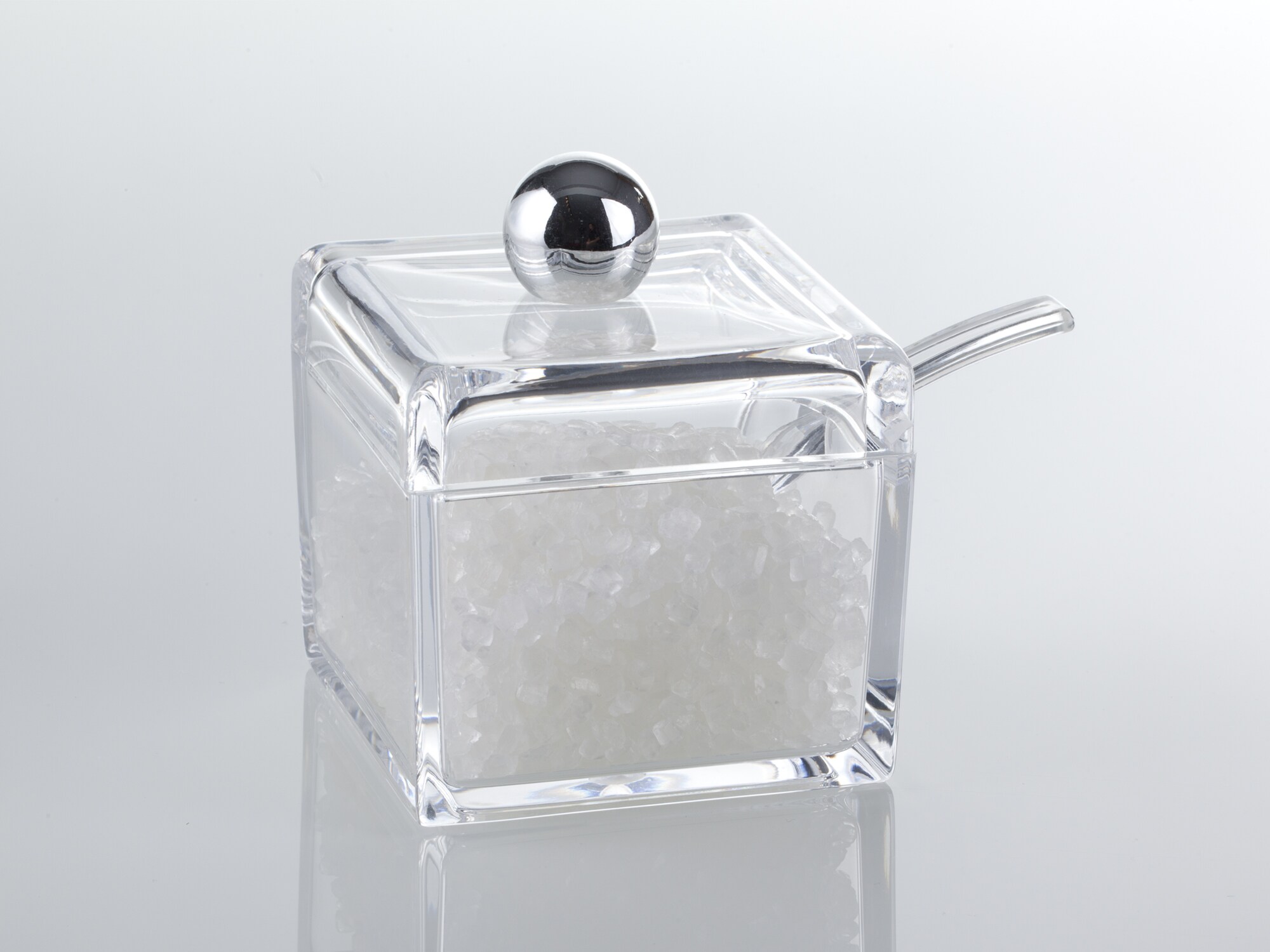 Acrylic Sugar Pot , Square Style | Taiwantrade
