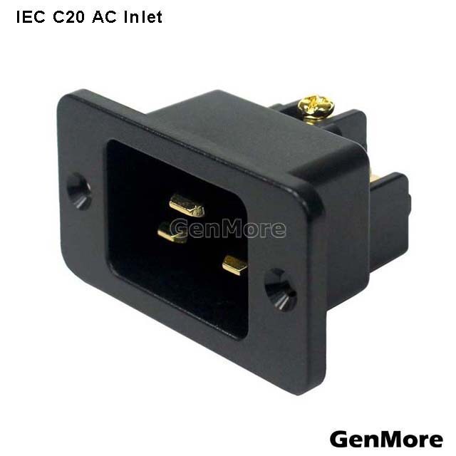 IEC C20 AC Inlet [PGE100BK] | Taiwantrade